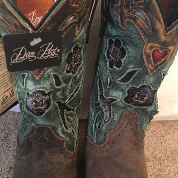 Dan Post | Other | Dan Post Vintage Blue Bird Boots | Poshmark